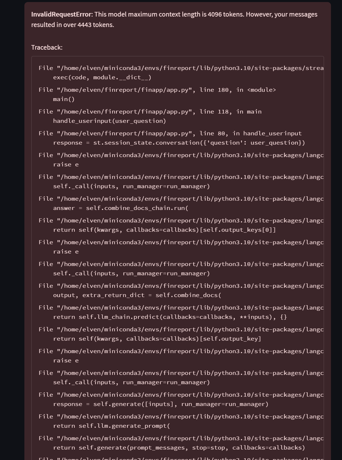 Openaierrorinvalidrequesterror This Model Maximum Context Length Is 4096 Tokens · Issue 