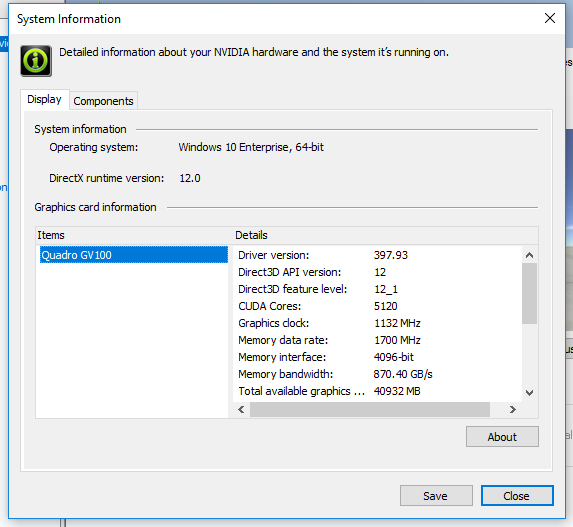 Cannot run on Quadro GV100 · Issue #92 · NVIDIAGameWorks/Falcor · GitHub