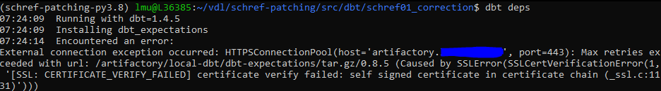 Ct 2456 Feature Dbt Deps Tarball Certificate Option · Issue 7427 · Dbt Labsdbt Core · Github