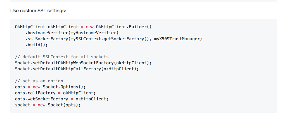 I can't use Socket.setDefaultOkHttpWebSocketFactory(XXX) · Issue #429 · socketio/socket.io ...