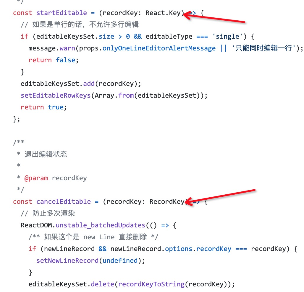 🐛[BUG] EditableProTable如果rowKey对应的值是字符串类型时，实时保存的编辑表格会出现错误 · Issue #2095 · ant-design/pro ...