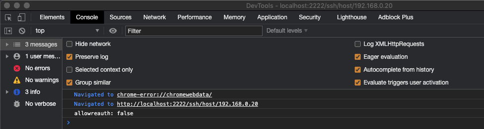 BUG: Uncaught ReferenceError: logBtn is not defined · Issue #141 · billchurch/webssh2 · GitHub