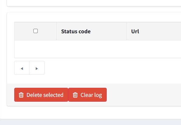 Add space between Delete selected and Clear log buttons on the Avalara configuration page ...
