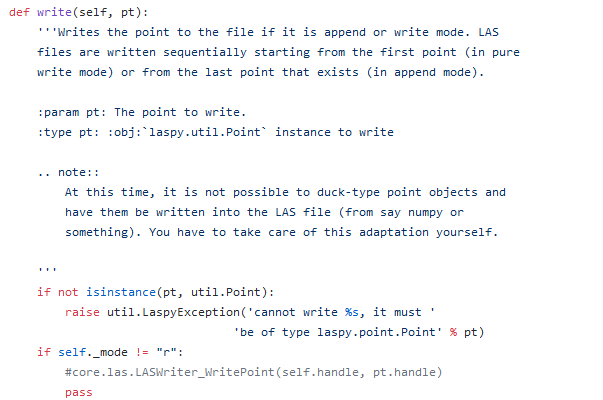 How to write point to las file? · Issue #116 · laspy/laspy · GitHub