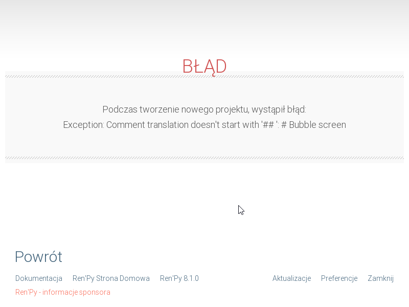 Error at creating new project in several languages · Issue #4710 · renpy/renpy · GitHub