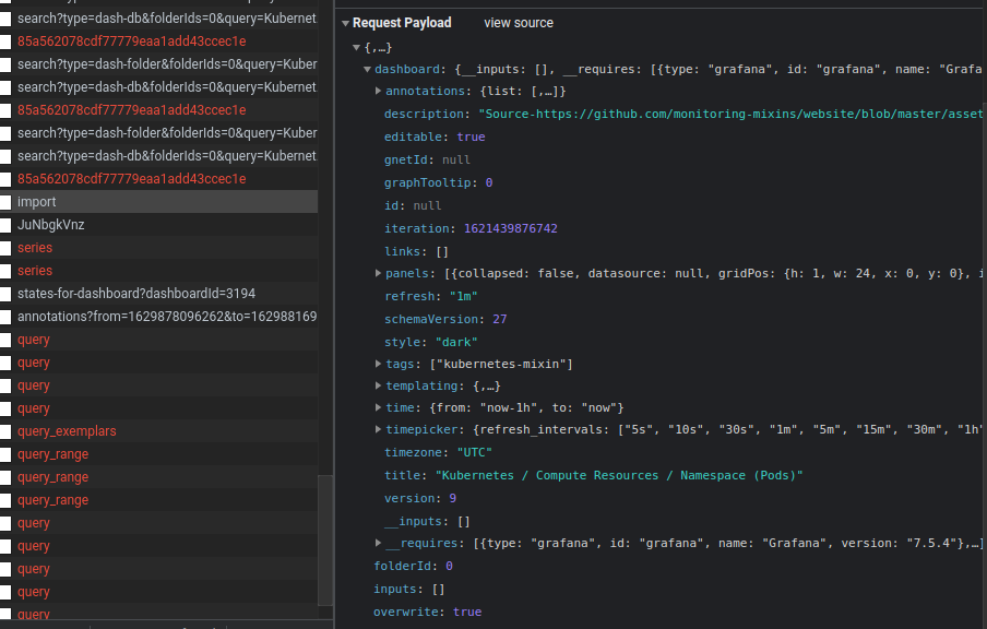 Dashboard UIDs are not preserved when importing/creating dashboards ...