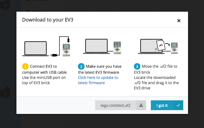 Update download dialog · Issue #424 · microsoft/pxt-ev3 · GitHub