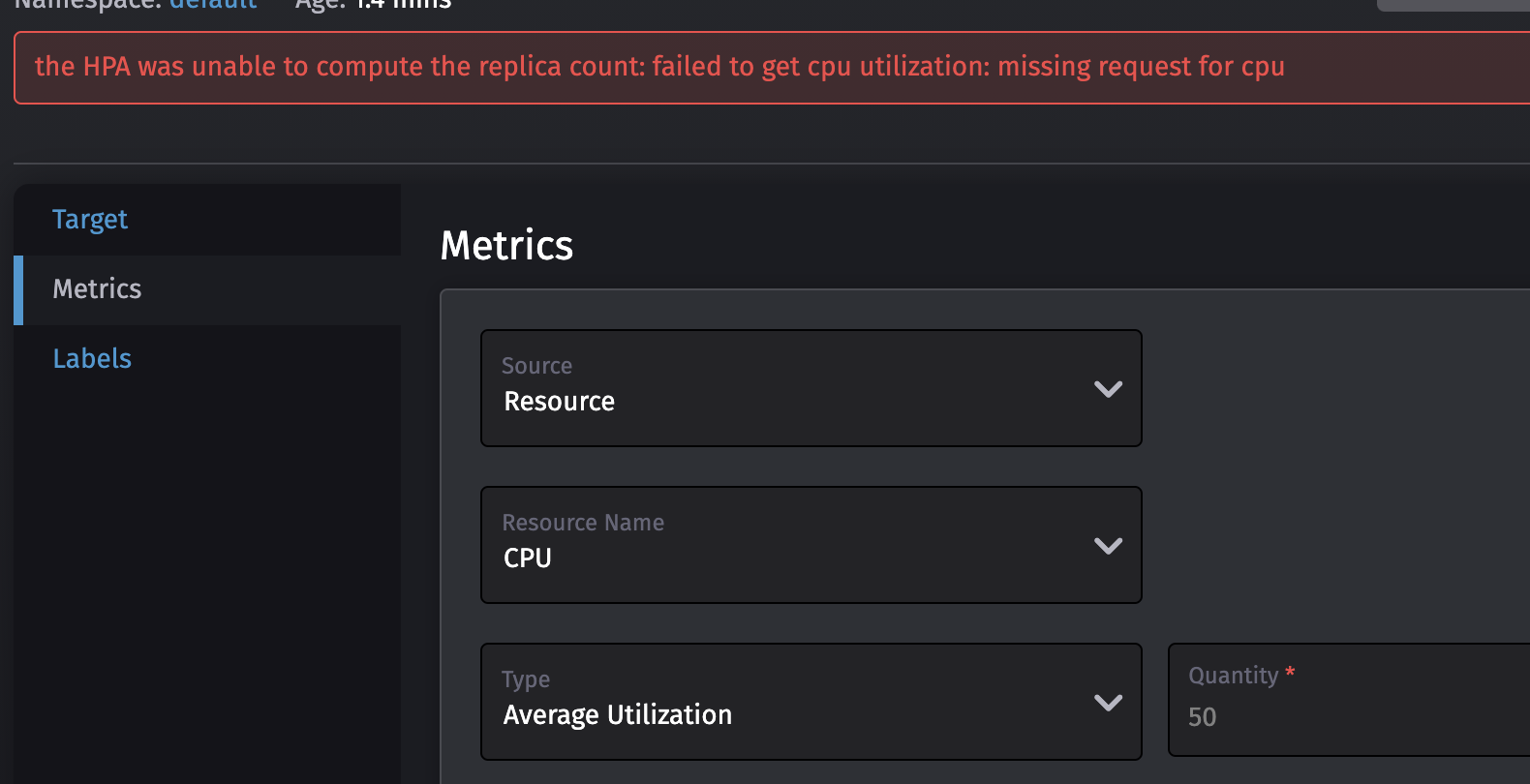 Enhancements for HPA · Issue #2444 · rancher/dashboard · GitHub