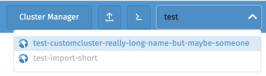 Cluster Drop down overflows when text typed and text color issue ... Cluster Drop down overflows when text typed and text color issue ...