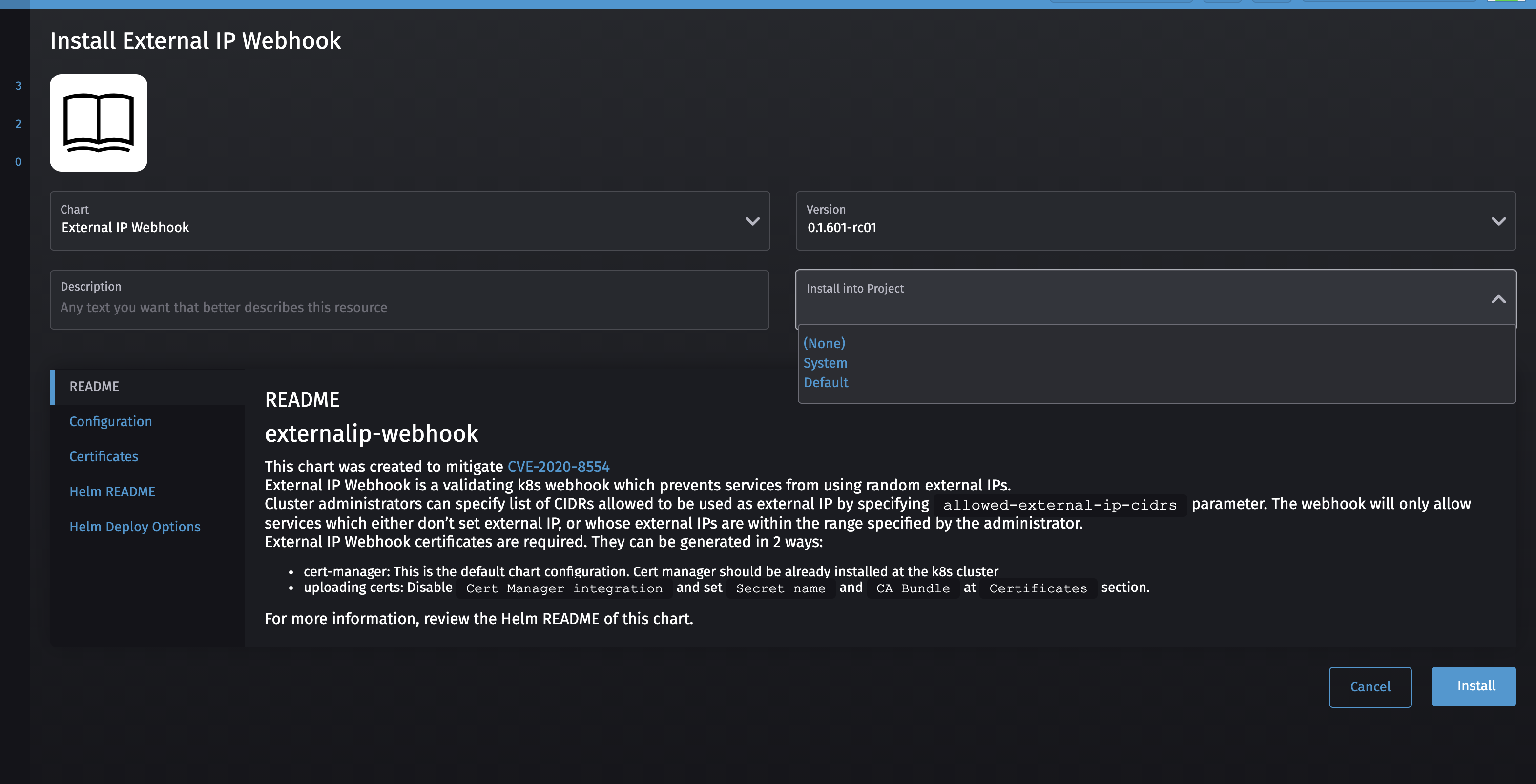 Istio dashboard: Uninstalling istio and re-installing istio missing the install into project ...