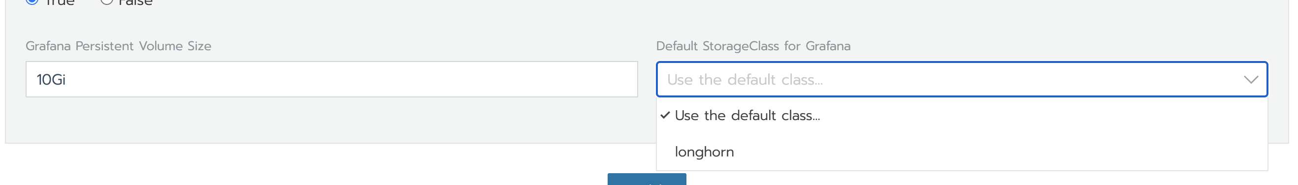 Monitoring Persistent Volume 'size' field should automatically enter `Gi` for the user · Issue ...
