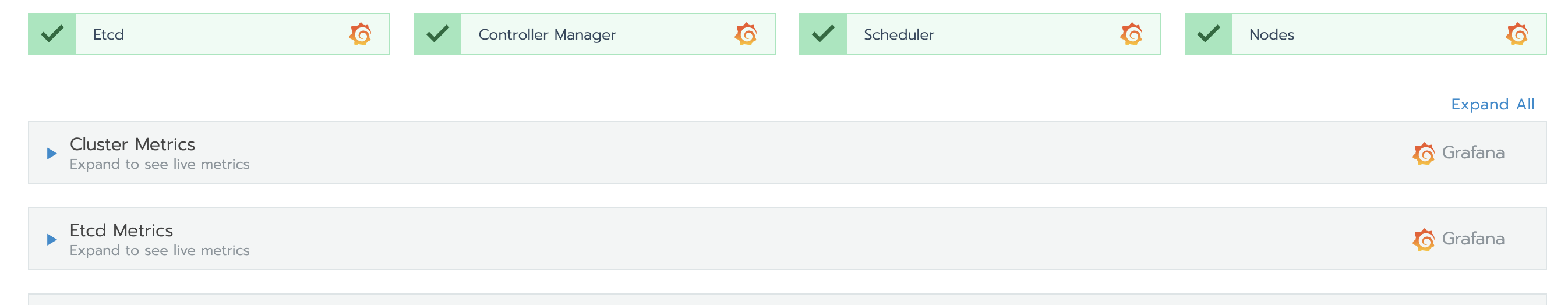 [Monitoring v2] include grafana link on cluster dashboard metric tabs · Issue #2704 · rancher ...