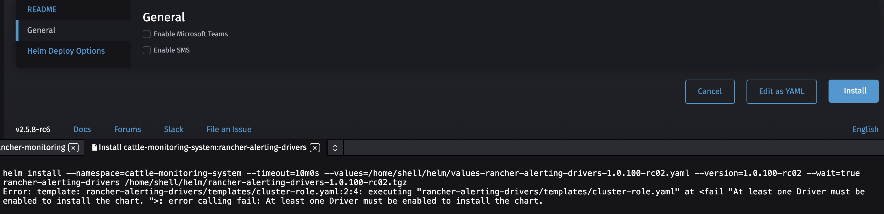 [Monitoring v2] rancher-alerting-drivers webhook UI Issues · Issue #2744 · rancher/dashboard ...
