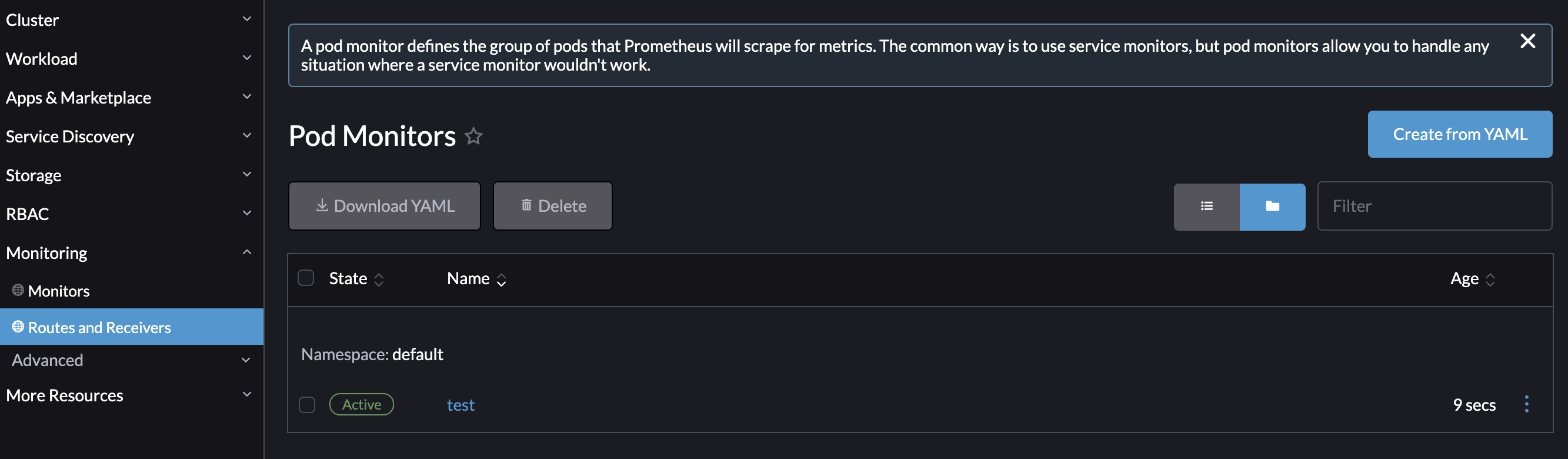 2.6 UX: Monitoring: Improve 2nd-level navigation · Issue #2510 · rancher/dashboard · GitHub