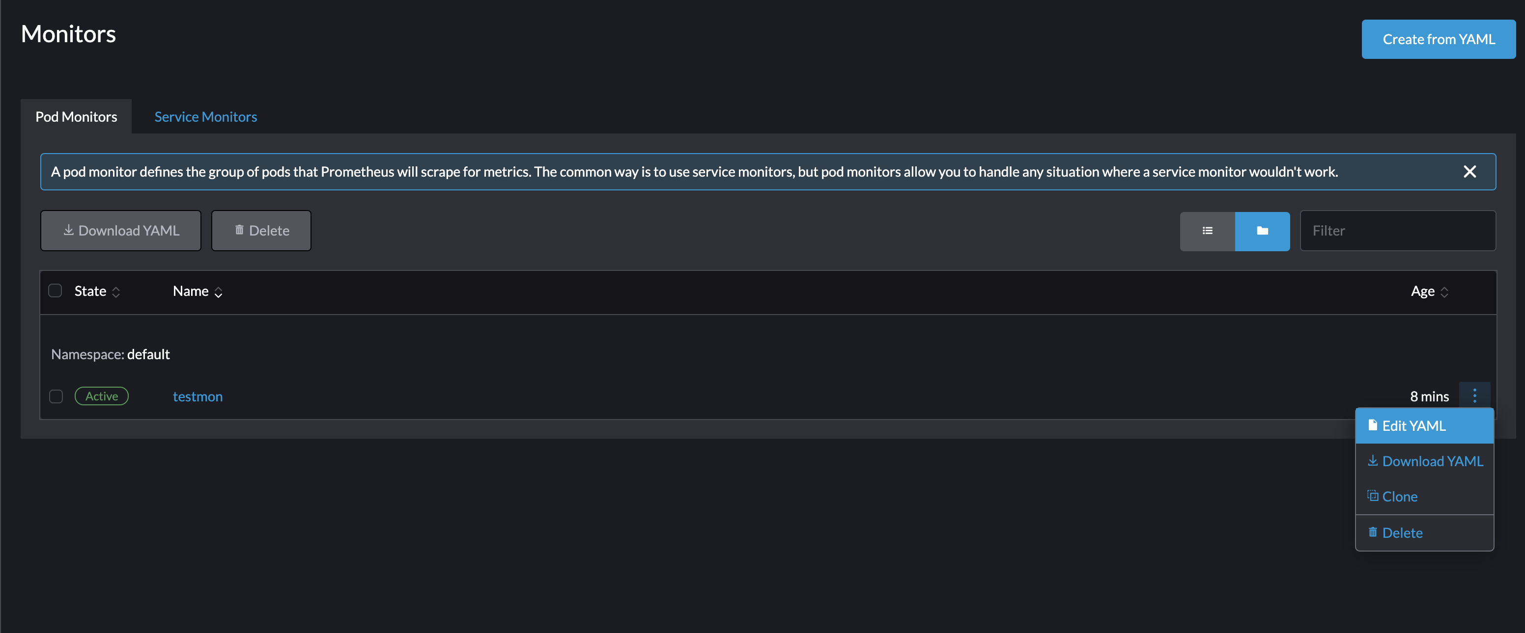 2.6 UX: Monitoring: Improve 2nd-level navigation · Issue #2510 · rancher/dashboard · GitHub