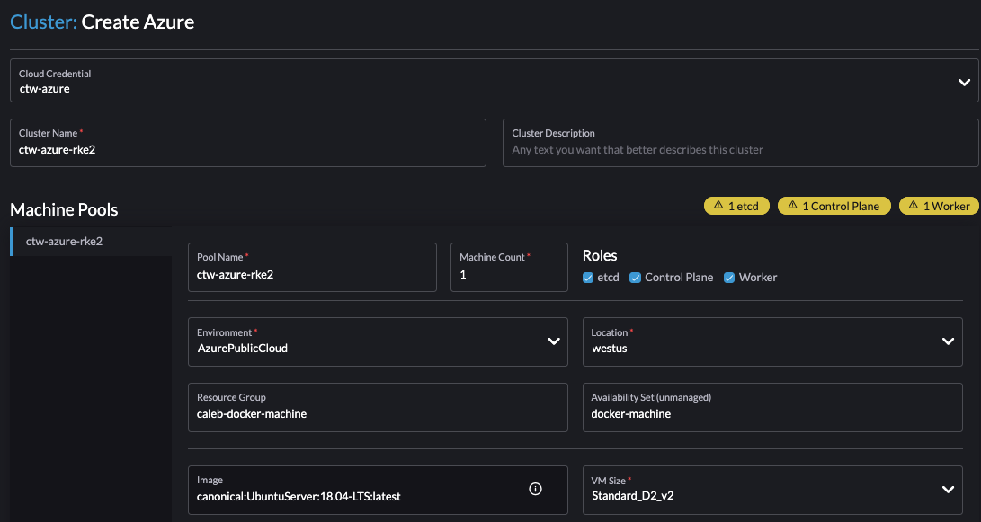 RKE2 Template provisioning issues -- unable to provision cluster for ec2, vsphere, custom ...