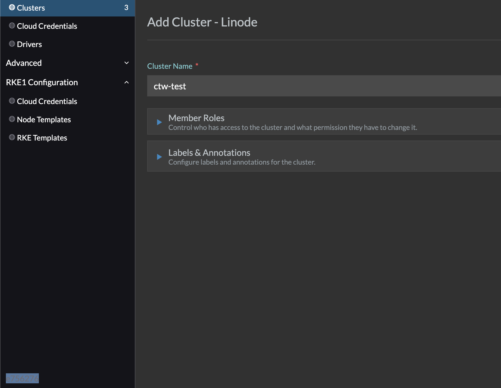 Cluster Provisioning - Node Provisioning RKE1 - Custom UI Node Drivers · Issue #2778 · rancher ...