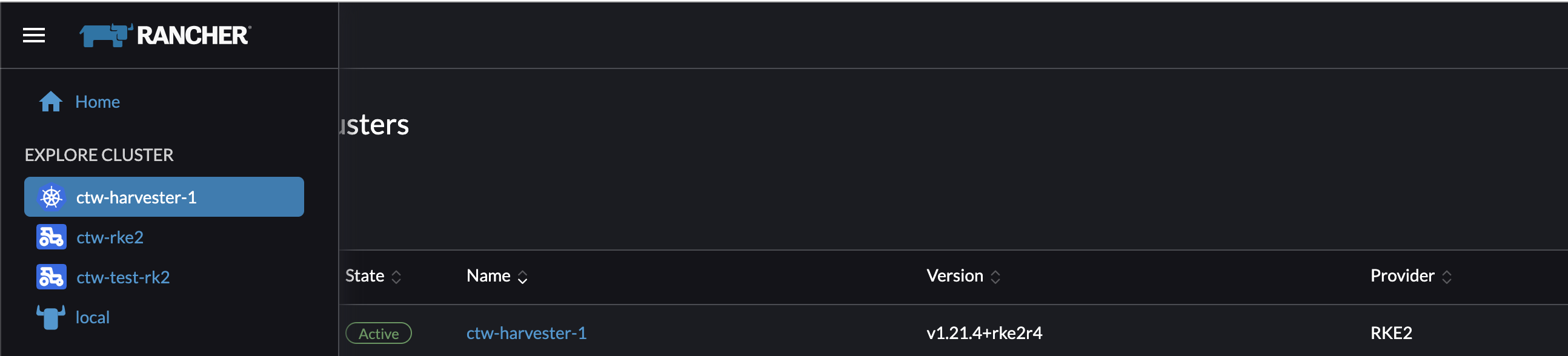 Harvester Integration - Filtering Harvester clusters · Issue #3467 ...