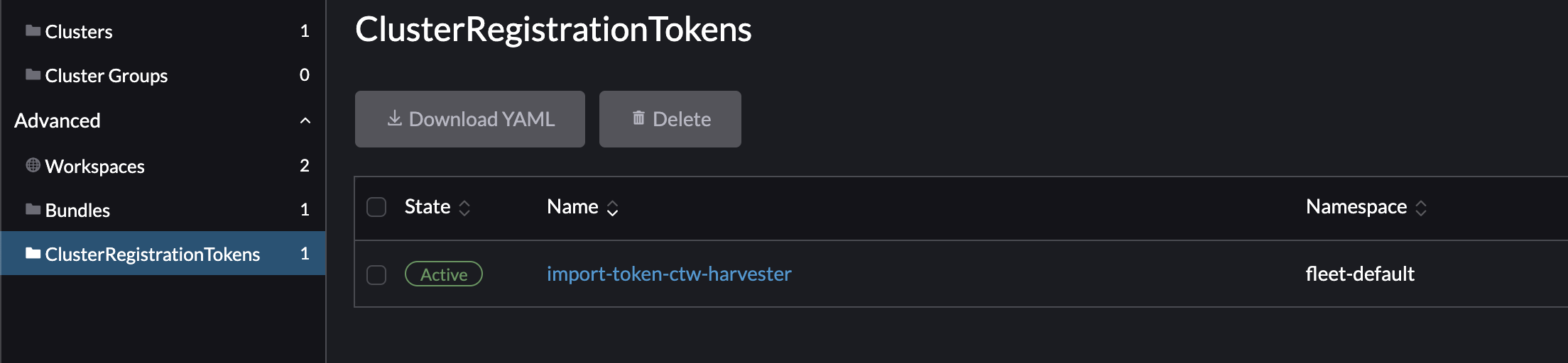 Harvester Integration - Filtering Harvester clusters · Issue #3467 ...