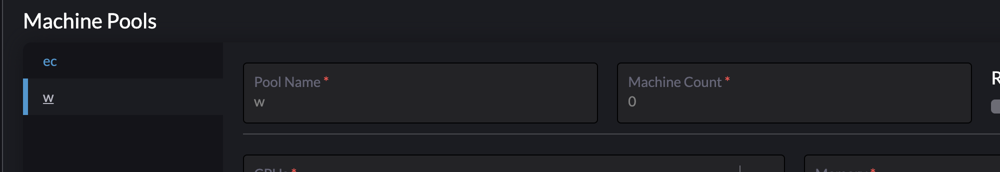 [rke2] machine pools scaled down to `0` no longer show in the UI · Issue #5773 · rancher ...