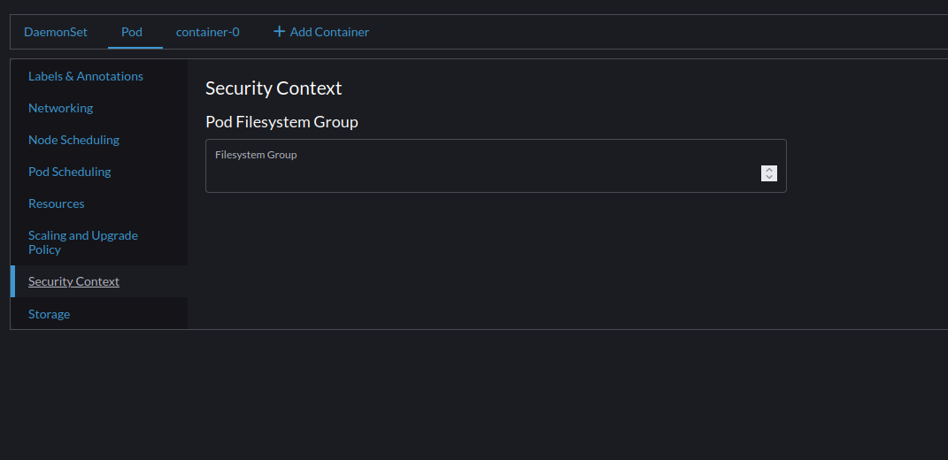 [Feature Request] add `windowsOptions` field in workload -> create -> pod -> `securityContext ...