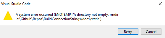 VS Code is not deleting the folder from the folder · Issue #58419 ...