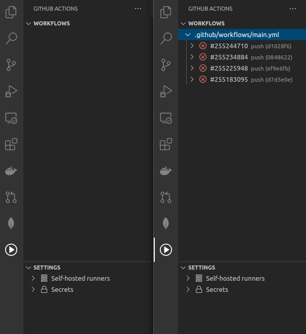 [Bug] An error has occured : Not found · Issue #43 · cschleiden/vscode-github-actions · GitHub
