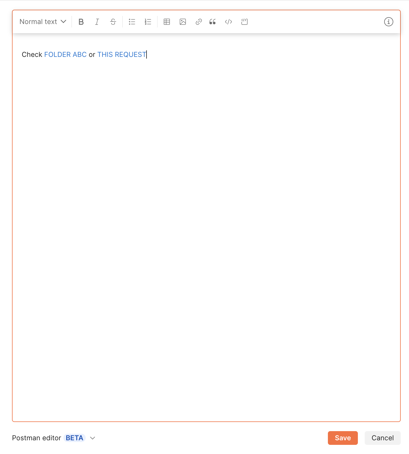 Postman Editor Add Feature Link Anchor To Folder Request · Issue