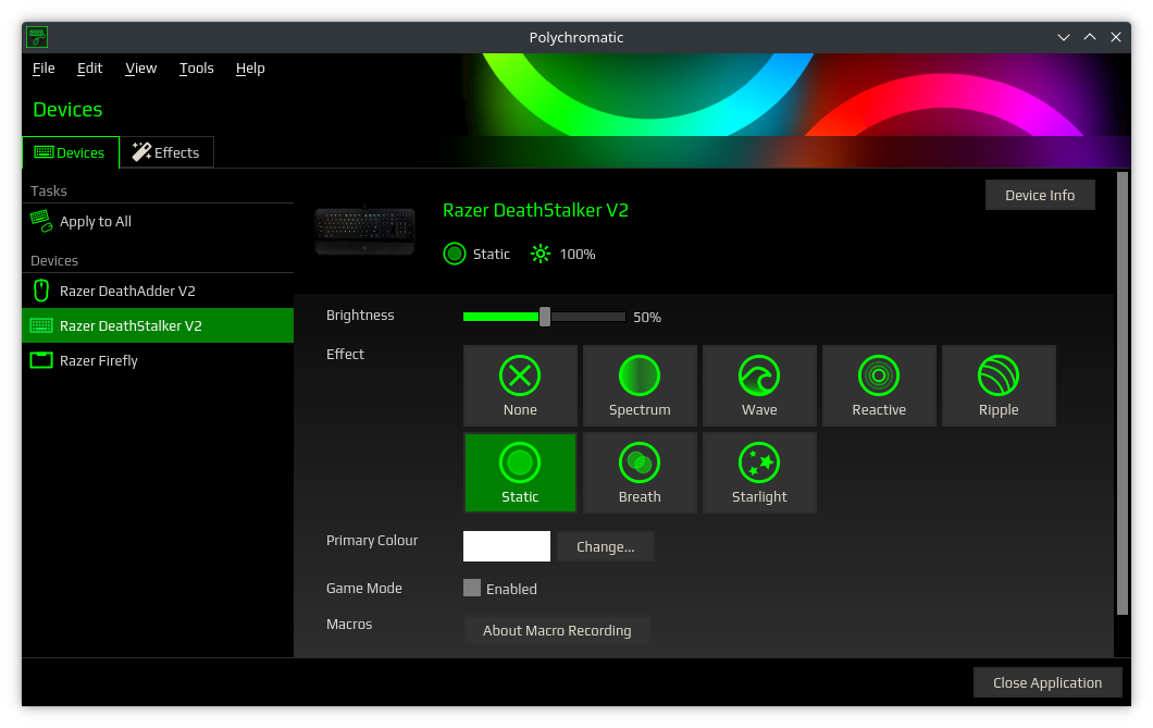 Support for Razer DeathStalker V2 · Issue #1923 · openrazer/openrazer ...