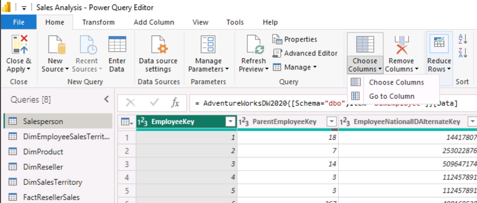 PL-300 02-load-data-with-power-query-in-power-bi-desktop.md Lab Steps ...