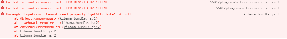[k7] Kibana will not open in Google Cream (Kibana did not load properly. Check the server output ...