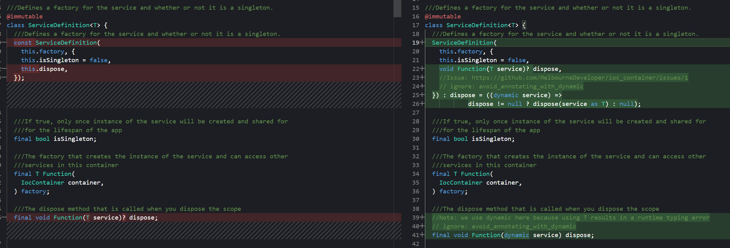 Type Issue · Issue #1 · MelbourneDeveloper/ioc_container · GitHub