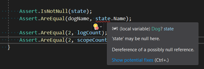 CS8602 Too Sensitive · Issue #47056 · dotnet/roslyn · GitHub
