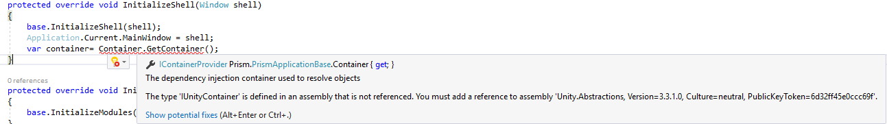 Problem with references in upgrading to Prism 7.1 doesn't work · Issue #1686 · PrismLibrary ...