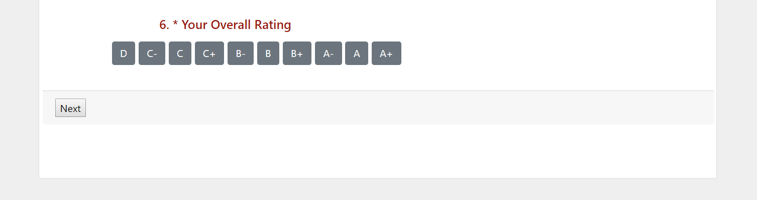 Formatting rating questions · Issue #1069 · surveyjs/survey-library · GitHub