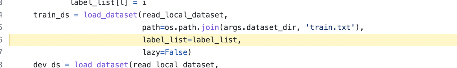 datasets读取自定义的数据，这是啥问题 · Issue #3048 · PaddlePaddle/PaddleNLP · GitHub