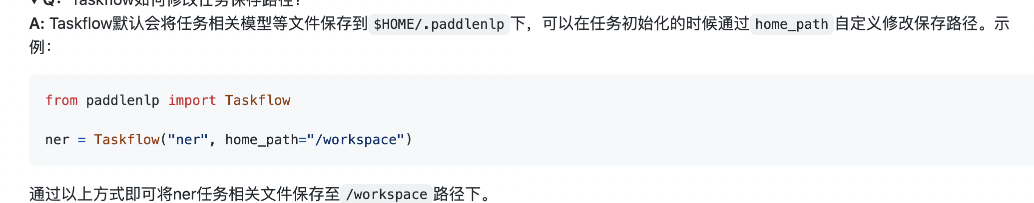[Question]: 关于模型加载Taskflow · Issue #3633 · PaddlePaddle/PaddleNLP · GitHub