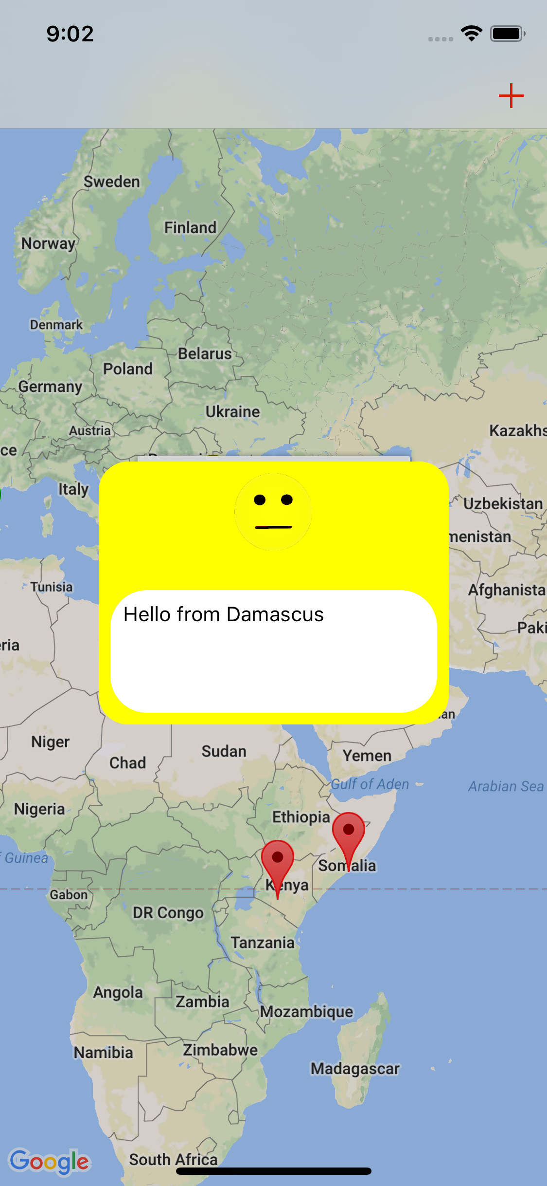 GitHub - AhmedNader42/Map-Message-Visualizer: An app that tries to parse messages and get where ...