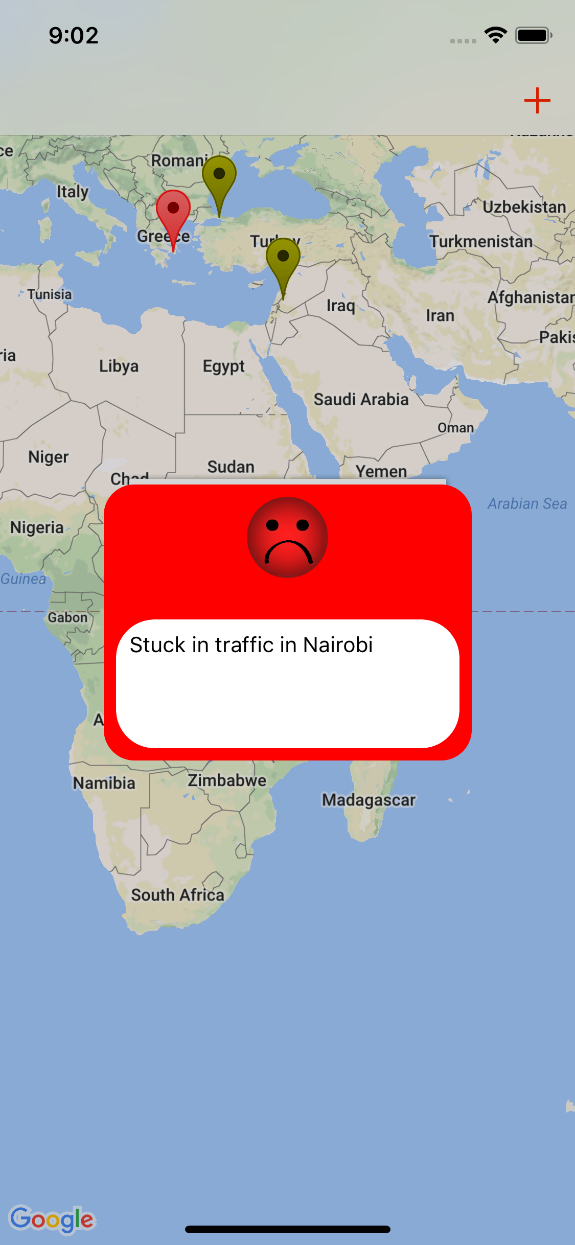 GitHub - AhmedNader42/Map-Message-Visualizer: An app that tries to parse messages and get where ...