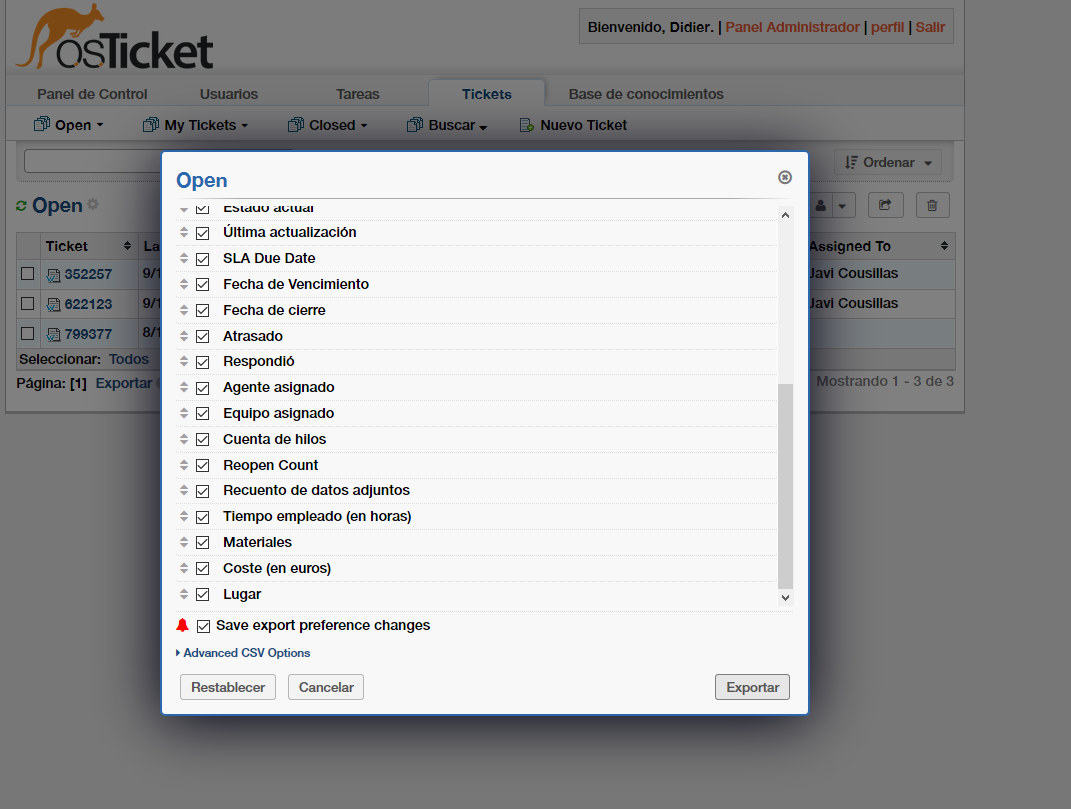 Error when exporting tickets with custom field of custom list type (1.11RC1) · Issue #4546 ...