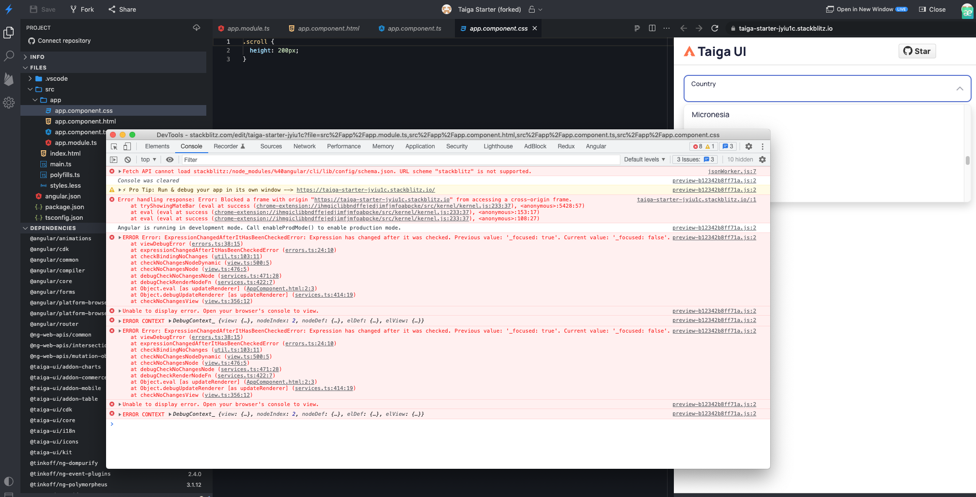 🐞 - `ComboBox` + `cdk-virtual-scroll-viewport` throws ...
