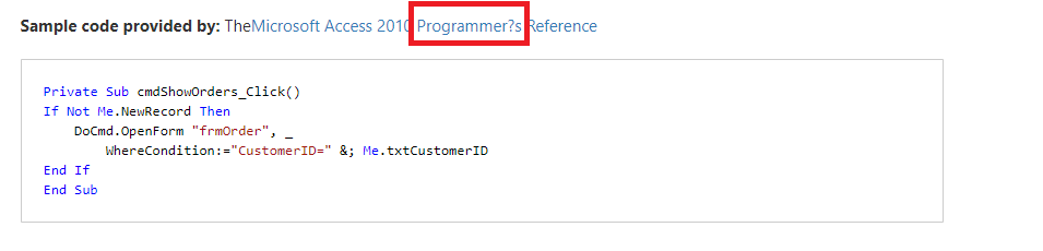 Extra ' ? ' in Example section - BUG 1597566 · Issue #411 · OfficeDev/VBA-content · GitHub