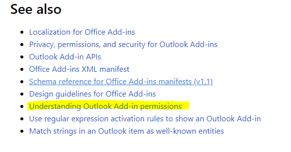 [LOC] Invalid link in an article · Issue #295 · OfficeDev/outlook-dev-docs · GitHub