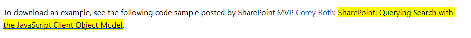 [LOC] Invalid links in an article (using-the-sharepoint-search-query ...