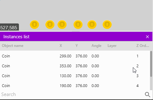 'Instances' tab/window doesn't show last item · Issue #877 · 4ian ...