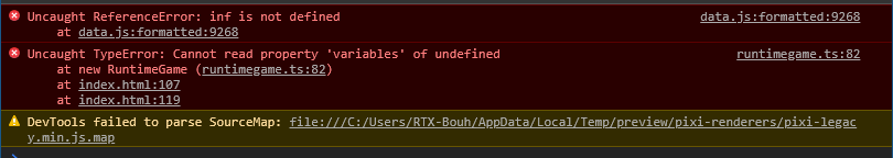 Non clamped value from projectData crash games · Issue #2276 · 4ian/GDevelop · GitHub