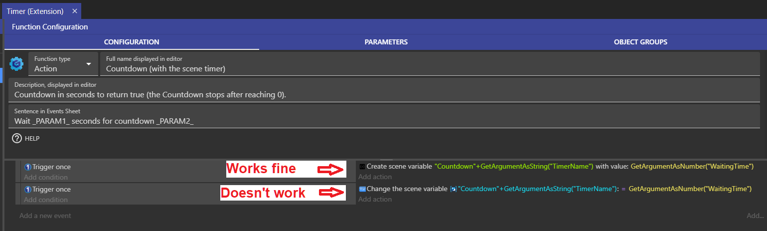 Update - Extended variables support · Issue #107 · GDevelopApp/GDevelop-extensions · GitHub