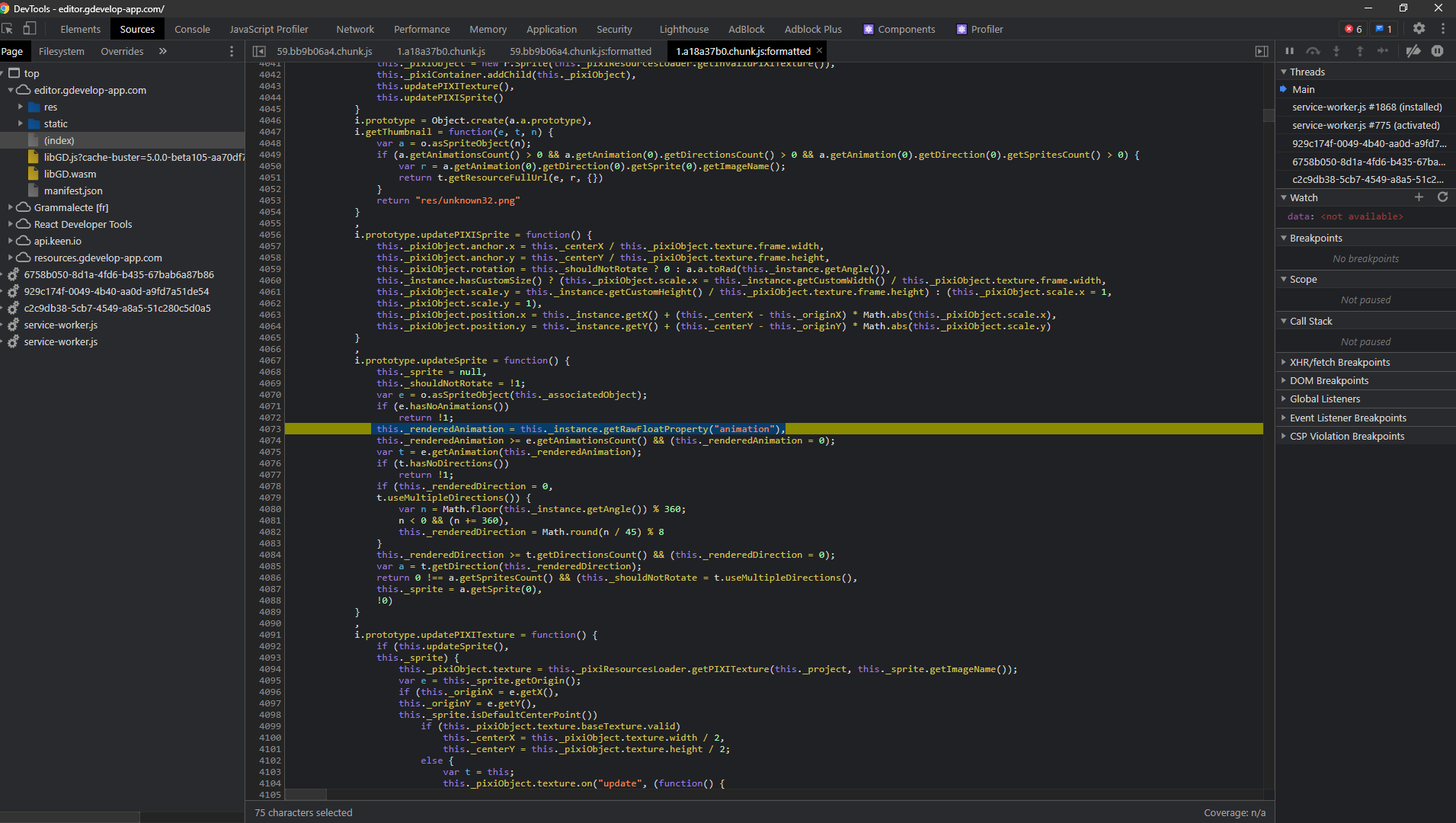 Crash while using an editor · Issue #2441 · 4ian/GDevelop · GitHub