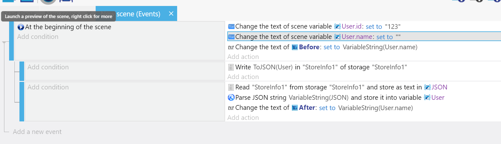 ToJSON expression return the wrong value. · Issue #2472 · 4ian/GDevelop · GitHub