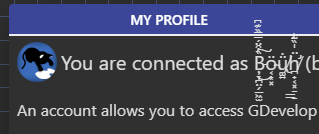 Empty Authors/Usernames bug · Issue #3113 · 4ian/GDevelop · GitHub